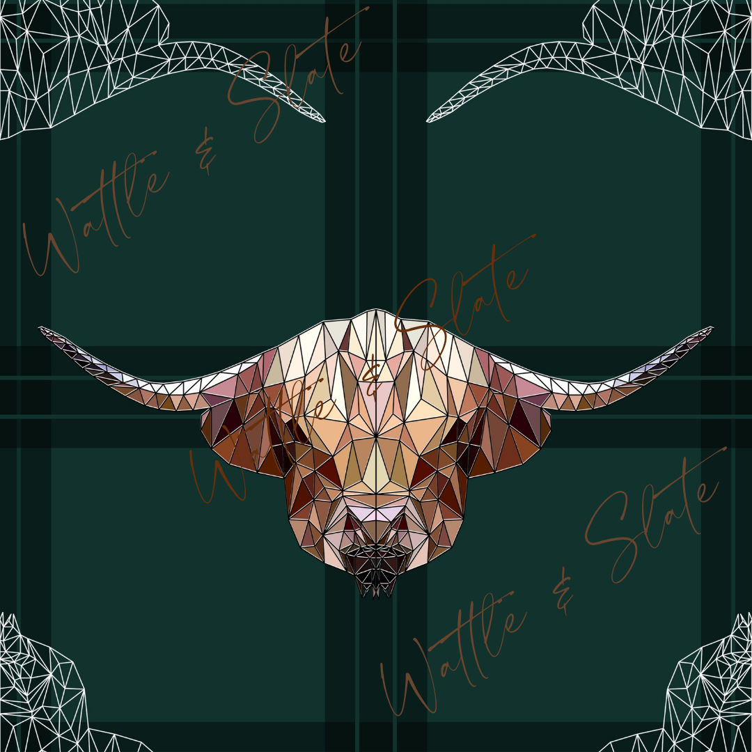 PREORDER - Geo Cows – Wattle & Slate